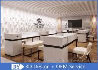 China High End Wood Stain Steel Luxury Jewelry Store Furniture With Cabinets for sale