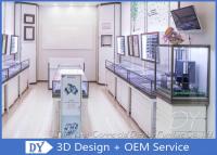 China Stain Steel MDF Store Jewelry Display Cases With Storage Cabinet for sale