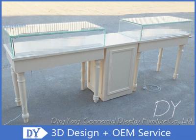 China Supermarket Wooden Jewelry Store Showcases / Gold Jewellery Counter for sale