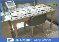 China Supermarket Wooden Jewelry Store Showcases / Gold Jewellery Counter for sale