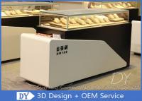 China Fashionable Jewelry Showcase Display , Stainless Steel Jewellery Counter for sale