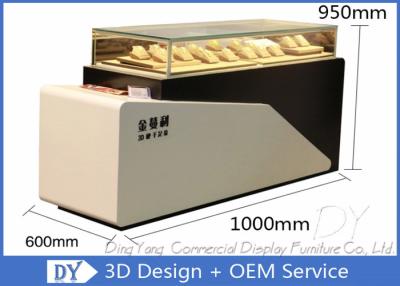 China Fashionable Jewelry Showcase Display , Stainless Steel Jewellery Counter for sale