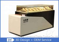 China Fashionable Jewelry Showcase Display , Stainless Steel Jewellery Counter for sale