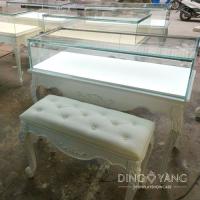 China Custom Antique Wood Jewelry Showcase Display Attractive Styles And Reliable for sale
