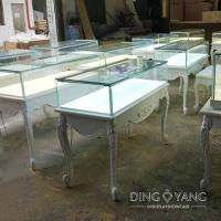 China Custom Antique Wood Jewelry Showcase Display Attractive Styles And Reliable for sale