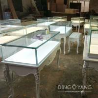 China Custom Antique Wood Jewelry Showcase Display Attractive Styles And Reliable for sale