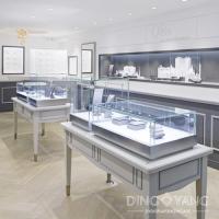 China Durable Sophisticated Lighting Custom Jewelry Showcases Light Colors Can Be Choosed for sale