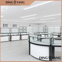 China OEM Reliable Stain Steel Combine Wooden Jewelry Showcase , Retail Jewelry Display Cases for sale