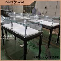 China 304# Stainless Steel Rectangle Jewelry Store Showcases for sale