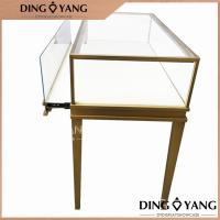 China OEM Rectangle Stain Steel Jewelry Showcase Display for sale