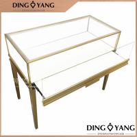 China OEM Rectangle Stain Steel Jewelry Showcase Display for sale