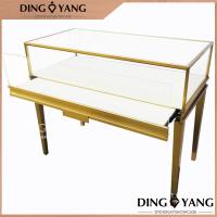China OEM Rectangle Stain Steel Jewelry Showcase Display for sale