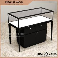 China 304# Stain Steel Custom Streamline Jewelry Showcase for sale