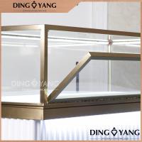 China Logo OEM Lockable Retail Jewelry Display Cases for sale