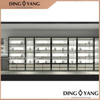 China Retail Shop Glass Lockable Jewelry Showcase Display for sale