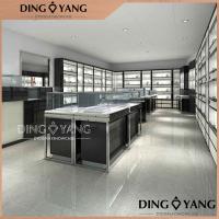 China Retail Shop Glass Lockable Jewelry Showcase Display for sale