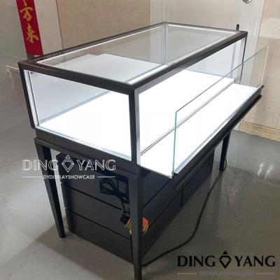 China OEM Shop 1250X550X960MM Glass Jewelry Display Case for sale