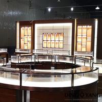 China Retail Shop Rose Gold OEM Jewelry Showcase Display for sale