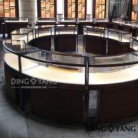 China Retail Shop Rose Gold OEM Jewelry Showcase Display for sale