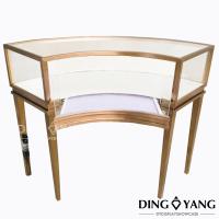 China Curve 1350X550X960MM Jewellery Shop Display Cabinets for sale