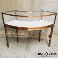 China Curve 1350X550X960MM Jewellery Shop Display Cabinets for sale