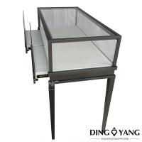 China 1200X550X960MM Locks 304# Lighted Jewelry Display Case for sale
