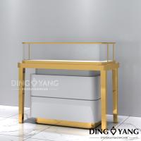 China Gold Electroplating 1300X600X950MM Jewelry Display Cases for sale