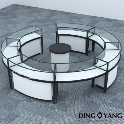 China Custom 1500X550X960MM Jewellery Shop Display Counters for sale