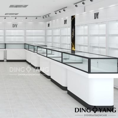 China Led 1500X550X960MM Jewellery Shop Display Cabinets for sale