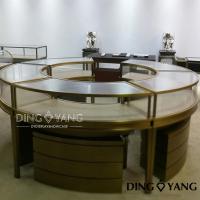 China Vintage Round 1450x550x950mm Jewellery Shop Showcase for sale