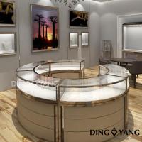 China Vintage Round 1450x550x950mm Jewellery Shop Showcase for sale