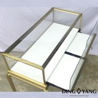 China Lighting OEM Streamline Jewellery Display Cabinet for sale