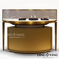 China Locking Cambered Jewellery Showroom Furniture for sale
