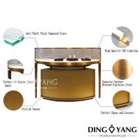 China Locking Cambered Jewellery Showroom Furniture for sale