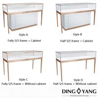 China Streamline 1500X600X950MM Jewelry Counter Showcase for sale