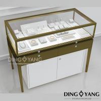 China Brass 1200x550x950mm OEM Jewelry Display Counter for sale