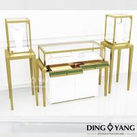 China Brass 1200x550x950mm OEM Jewelry Display Counter for sale