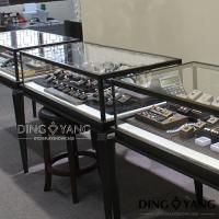 China Brush Black 304# Stain Steel Jewellery Counter Display for sale