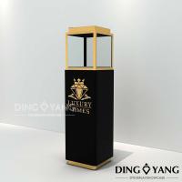 China Lockable 450x450x1350mm Museum Display Cabinets for sale