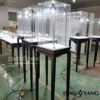 China 500X400X1600MM Stain Steel Store Jewelry Display Cases for sale