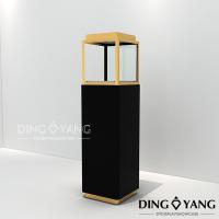 China Light Installed Jewelry Stain Steel Exhibition Display Cases for sale
