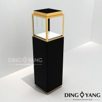 China Light Installed Jewelry Stain Steel Exhibition Display Cases for sale