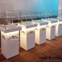 China Showroom 500X400X1600MM Retail Glass Display Cabinets for sale