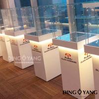 China Showroom 500X400X1600MM Retail Glass Display Cabinets for sale