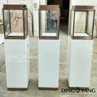 China Exhibition 450X450X1350MM Store Jewelry Display Cases for sale