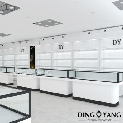 China Lockable Fully Customized Showroom Display Cases for sale