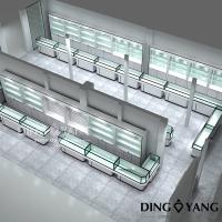 China White OEM Showroom Jewelry Store Display Cases for sale