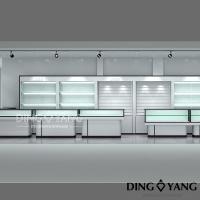 China White OEM Showroom Jewelry Store Display Cases for sale