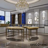 China Stain Steel Custom Made Showroom Display Cases for sale