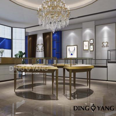 China Stain Steel Custom Made Showroom Display Cases for sale